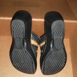 b.o.c. | Shoes | Boc Black Clogs Mules Wedge Platform 275 | Poshmark